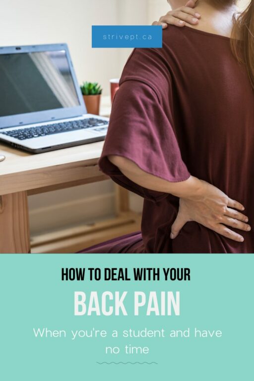 Back Pain Tips: How to Feel Better When You're a Student and Have No Time