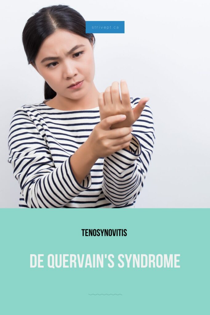De Quervain’s Treatment | Kitchener & Waterloo Physio